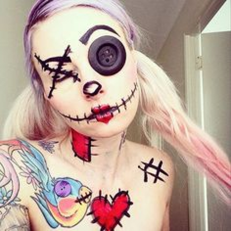Mesdames Voici 60 Maquillages Halloween Pour Votre Inspiration