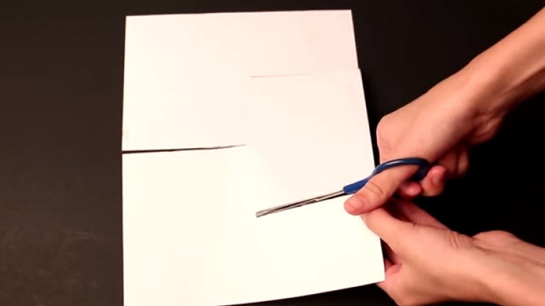 On peut en faire, des choses, avec une simple feuille de papier