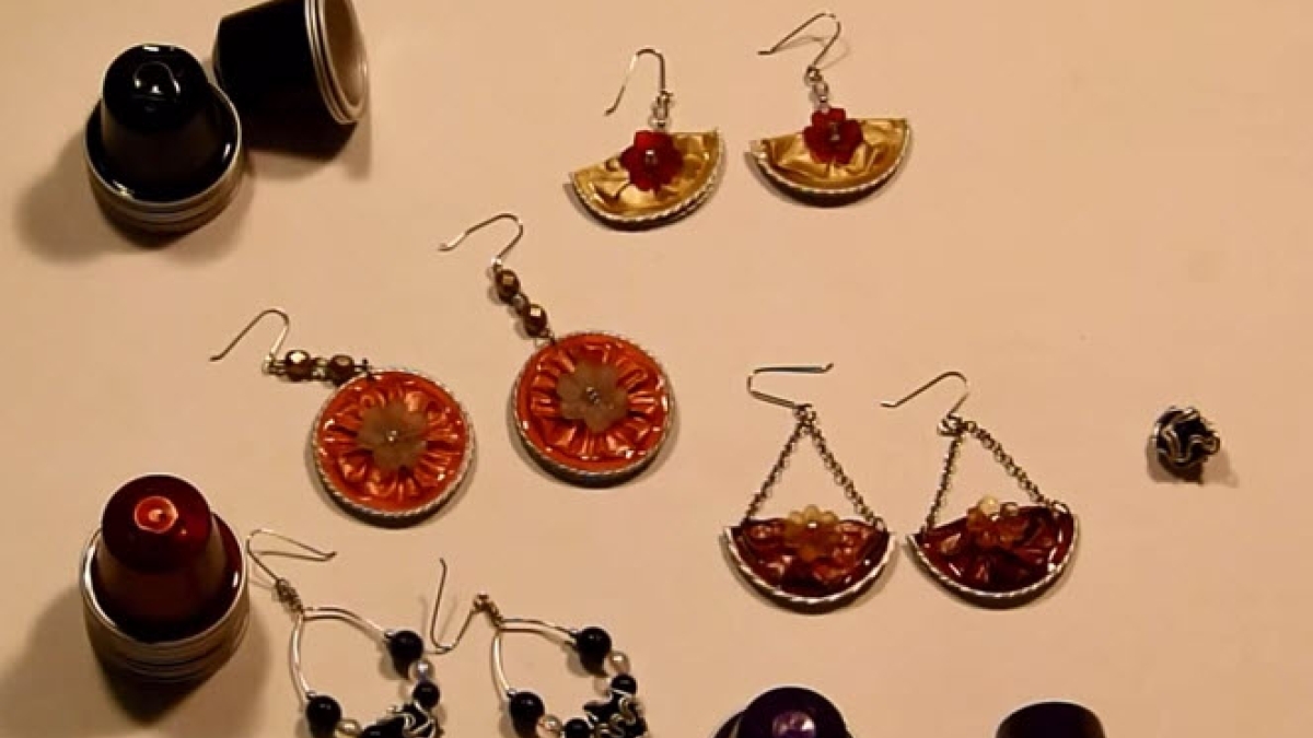 DIY : fabriquer des bijoux avec des capsules de café