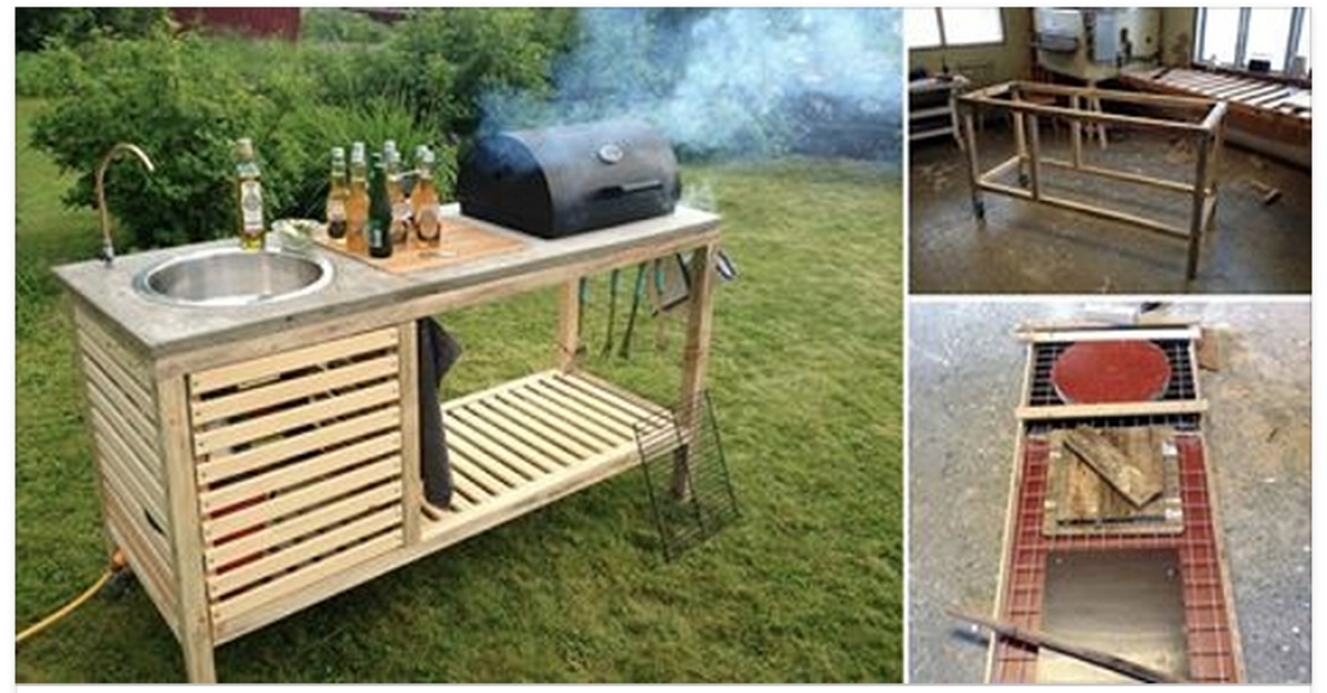 Un petit coin barbecue construit étape par étape... Idéal pour l'été