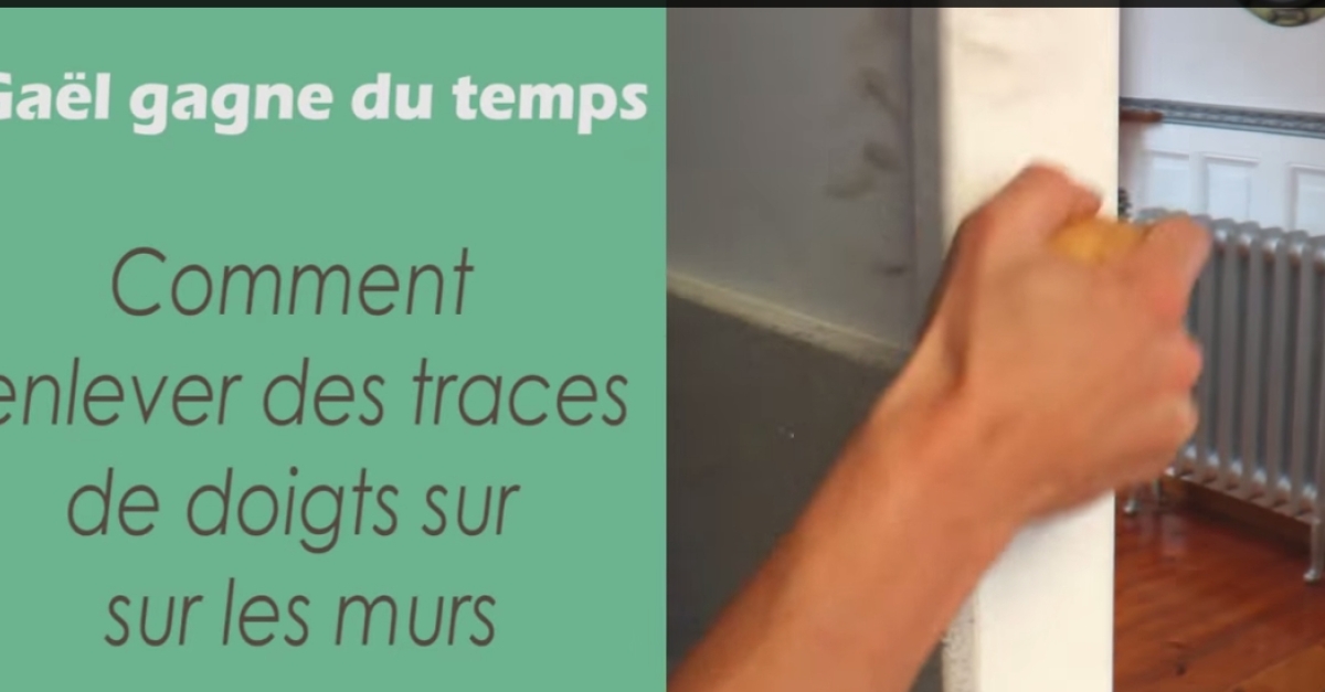Voici comment retirer les traces de doigts qui se trouvent sur vos murs