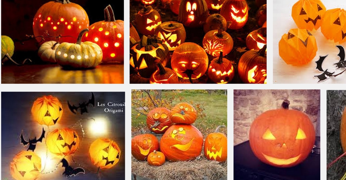 50 photos pour vous aider à décorer vos citrouilles pour Halloween...